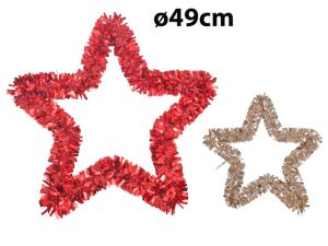 Alessa ADORNO NAV ESTRELLA RED-CHAMPAGNE REF ES24064 45CM -670693 Alessa